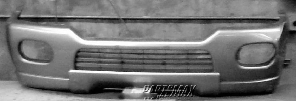 1000 | 2000-2001 MITSUBISHI MONTERO SPORT Front bumper cover w/fender ...